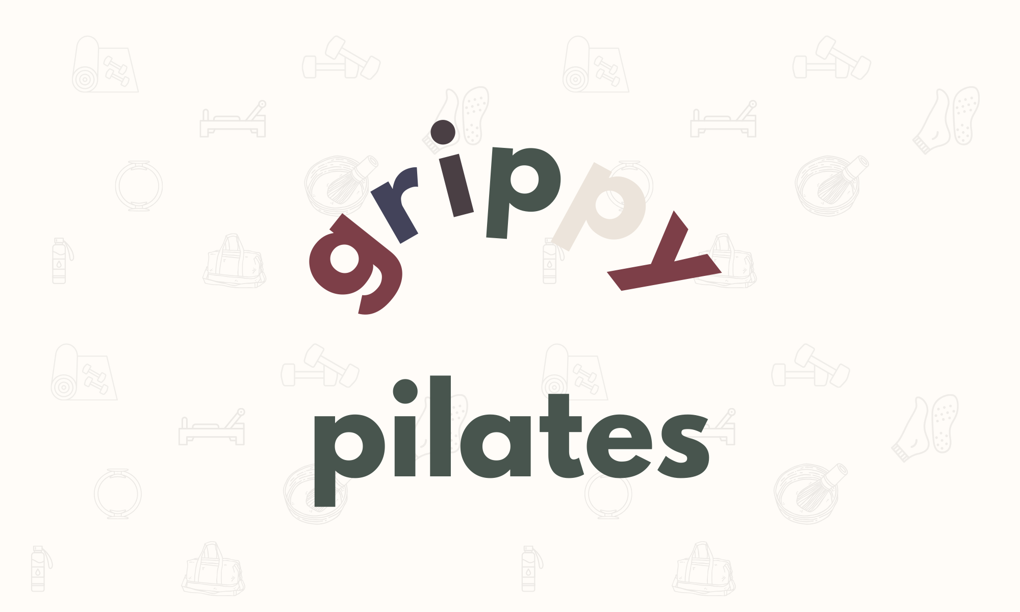 Pilates Grip Socks - Chic grip socks for pilates – Grippy Sports